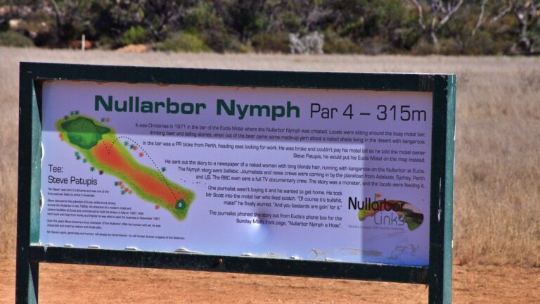The World's Longest Golf Course - The Nullarbor Links : Finchy's Australia
